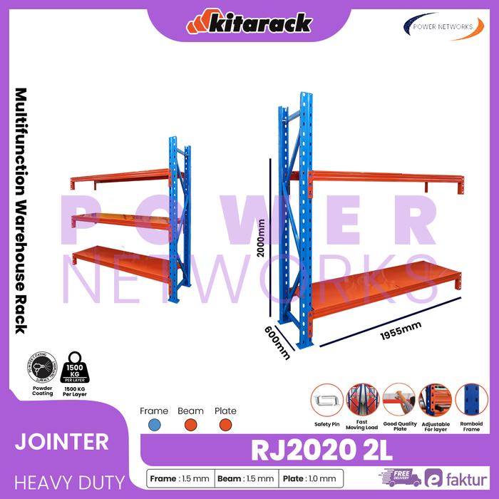 Jual KITARACK RJ2020 2Layer Jointer Rak Gudang HEAVY DUTY Tinggi 2 ...