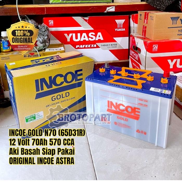 Jual Aki Mobil Isuzu Truk Elf NHR 55, DMax Accu INCOE N70 12v 70Ah ...