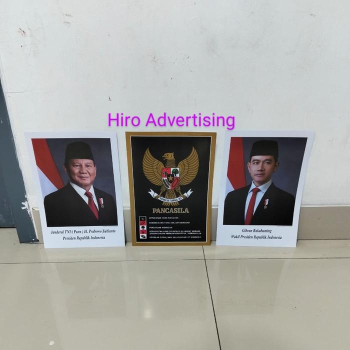 Jual kertas foto presiden dan wakil presiden dan Garuda Pancasila A4/21x30cm - Jakarta Pusat ...