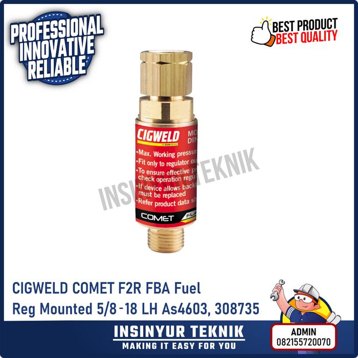 Jual CIGWELD Flashback Arrestor F2R Comet Flash Back FBA Acetylene ...