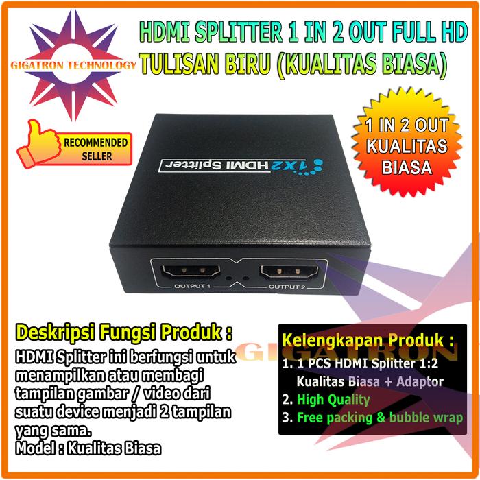 Promo HDMI Splitter 4 port spliter - GRC-HDMI-104 / Splitter HDMI 4 ...