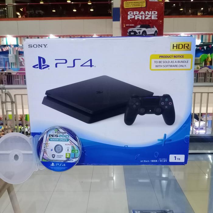 Jual PS4 Slim 1TB paket plus PES 2021 update season terbaru Original ...