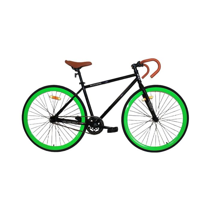 Jual SEPEDA FIXIE EVERGREEN REM TORPEDO STANG BALAP 700cc - Hitam ...