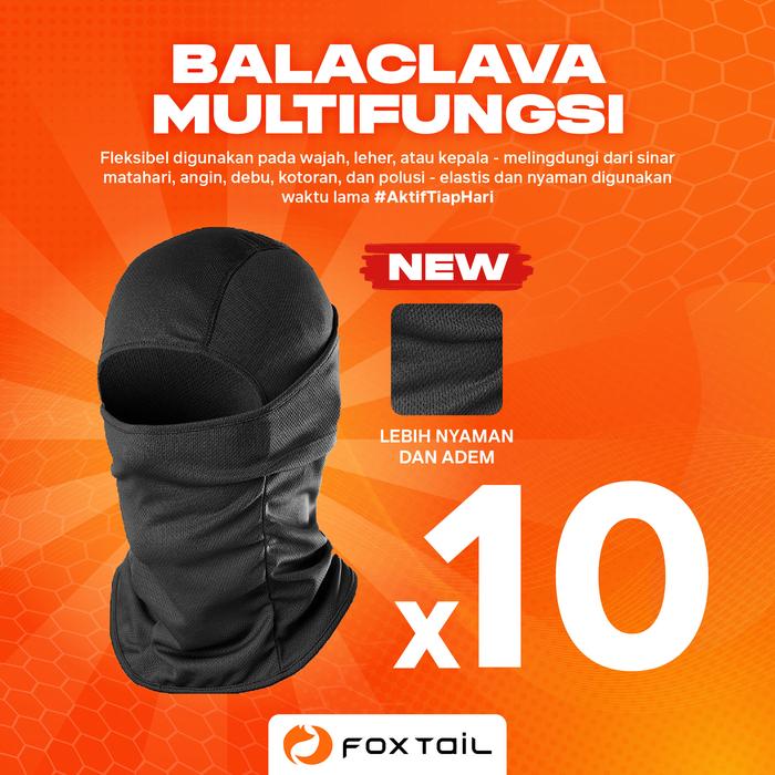 Promo ORIGINAL FOXTAIL Premium balaclava motor adem quick dry masker ...