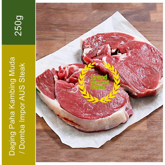 Jual Daging Paha Kambing Muda / Domba-+ - 250GR 1PCS Steak Domba Lamb ...