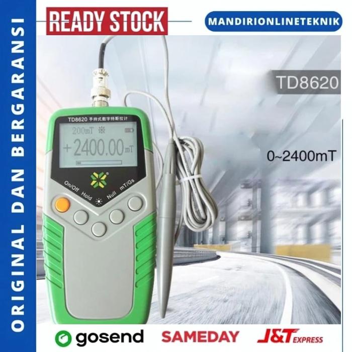Jual Gauss Tesla Meter TD8620 Magnet Tester Gaussmeter TD-8620 ...