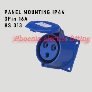 Jual Plug Mounting/Male Steker 3Pin 16A - PANEL MOUNTING - Jakarta ...