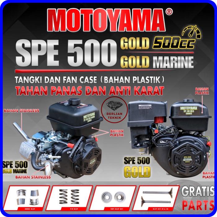 Jual Mesin Penggerak Bensin Engine Gasoline Motoyama Gold SPE 500 cc ...