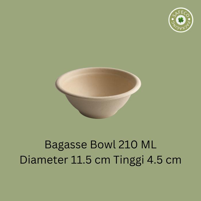 Jual Bagasse Bowl Mangkok Mangkuk Sekali Pakai Eco Friendly Disposable ...