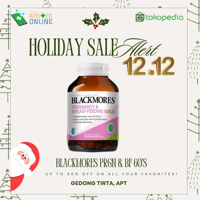 Jual BLACKMORES PREGNANT & BREASTFEEDING GOLD 1 BOTOL 60 TABLET - Kota ...