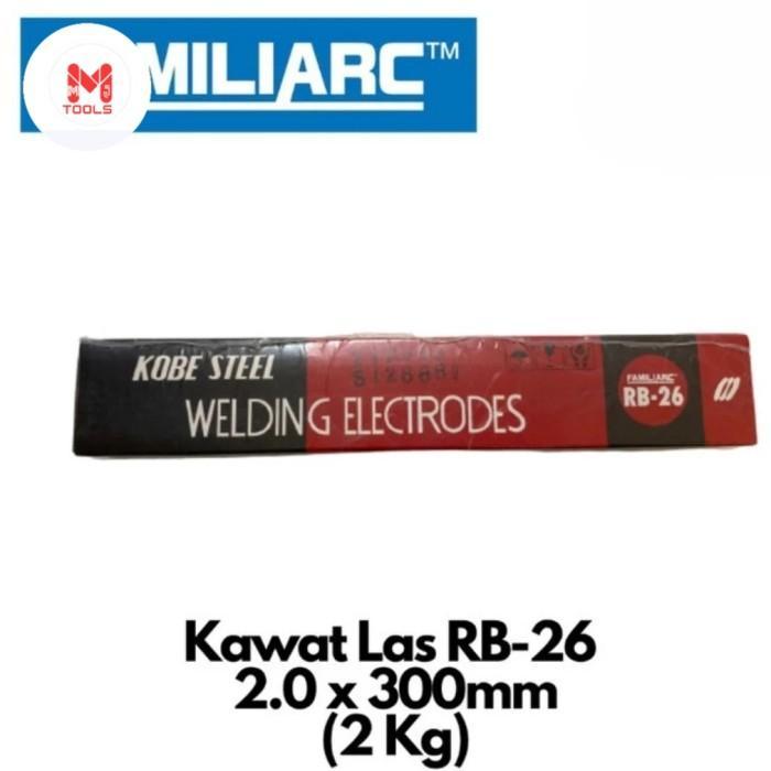 Jual Kawat Las KOBE STEEL RB-26 2mm (harga per pak 2 kg) - KOBE STEEL Kawat Las 2,0mm - Welding ...