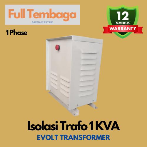 Jual Isolasi Trafo 1 KVA 1 Phase - Full Tembaga Dry Type - EVOLT Travo ...