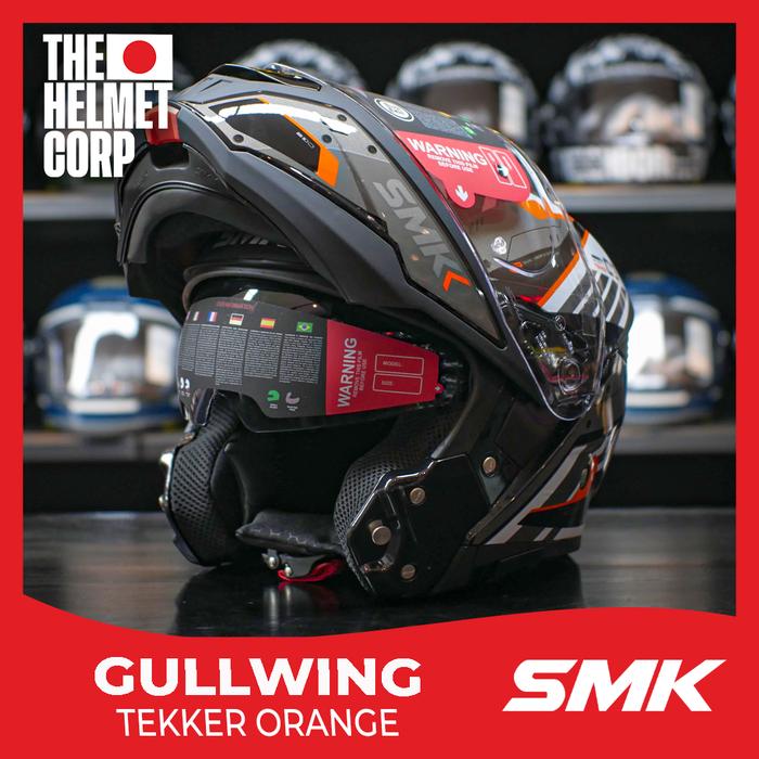 Jual SMK GULLWING TEKKER ORANGE MODULAR HELMET - Jakarta Barat - THC ...