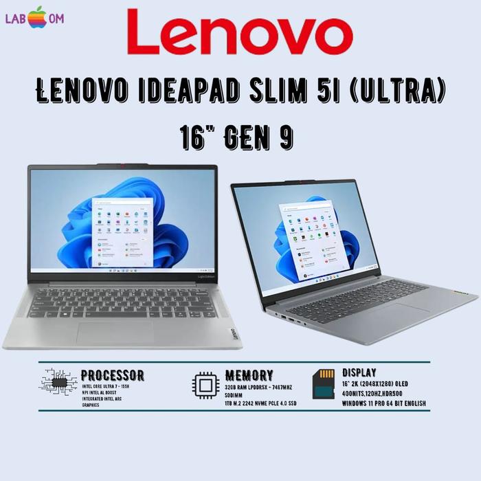 Jual LENOVO IDEAPAD SLIM 5I ULTRA 7 155H 32GB RAM 1TB SSD INTEL ARC ...