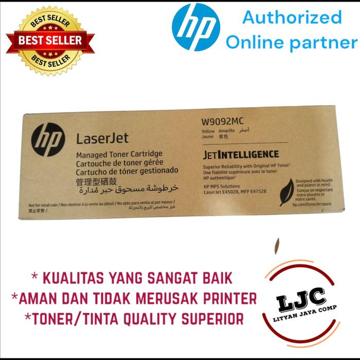 Jual Toner LaserJET W9090MC W9091MC W9092MC W9093MC Original - Kuning ...