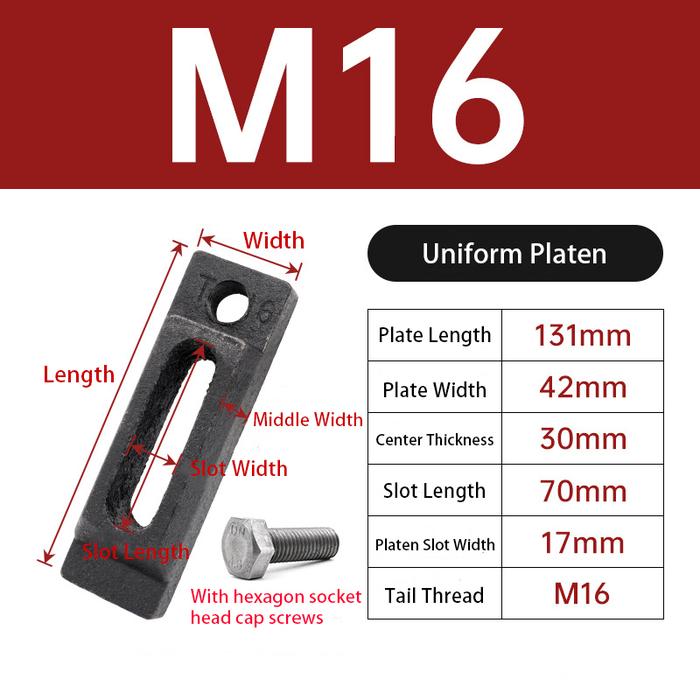 Jual Clamp Kotak M16 M20 Hitam Injection Moulding Klem Mold - M16 ...