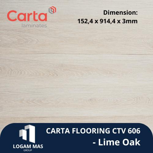 Jual CARTA VINYL FLOORING CTV 606 - Lime Oak - 3mm Thickness (24 Planks ...