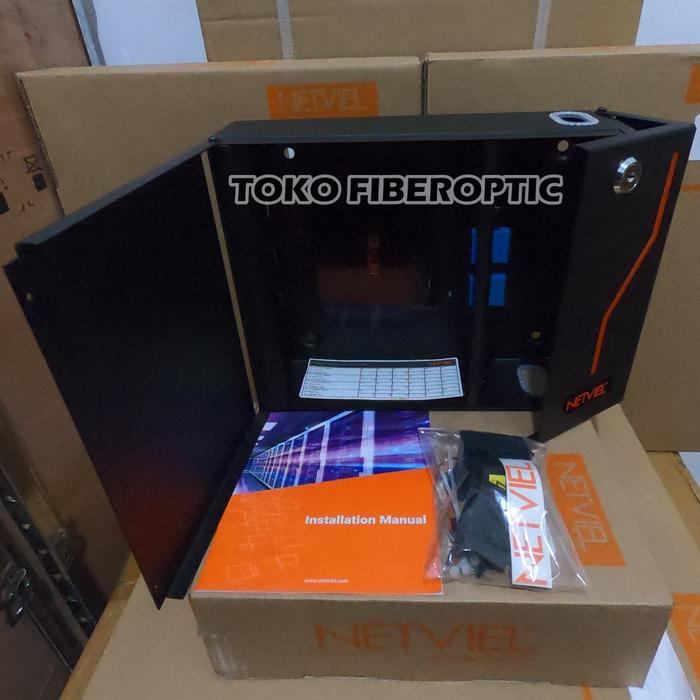 Jual NETVIEL OTB Wallmounted SC 4 port - 24 port Singlemode - 4 port ...