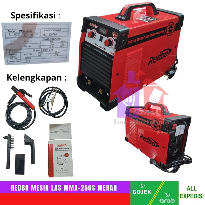Jual REDBO mesin las mma 250s / travo las inverter / welding machine ...