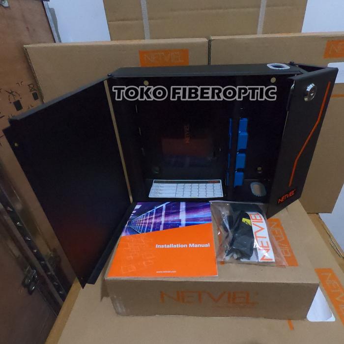 Jual NETVIEL OTB Wallmounted SC 4 port - 24 port Singlemode - 4 port ...