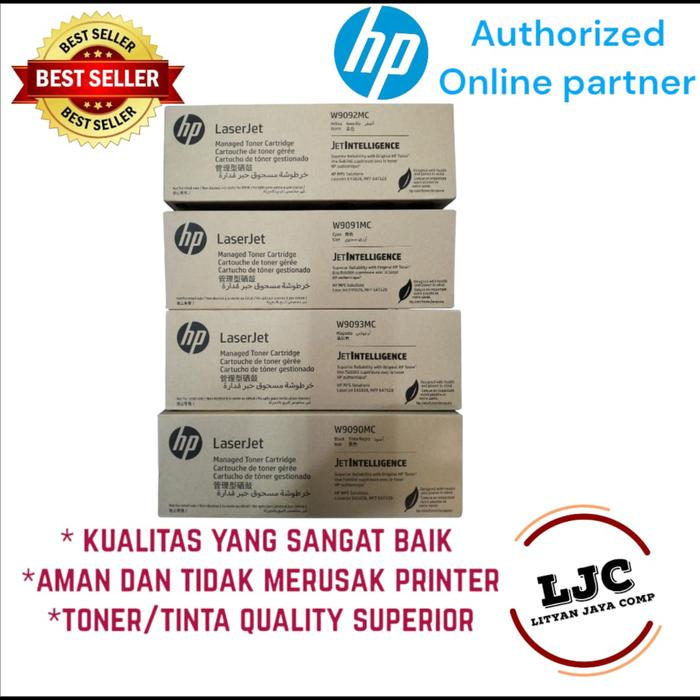 Jual Toner LaserJET W9090MC W9091MC W9092MC W9093MC Original - Jakarta ...