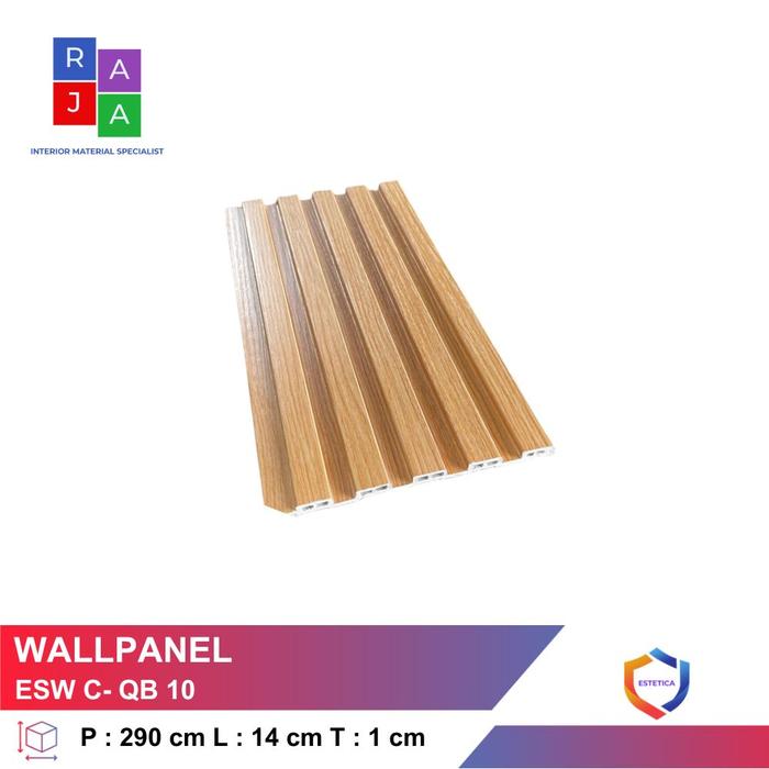 Jual WPC Wood Wall Panel PVC Wallpanel Dekorasi pengganti Stiker ...