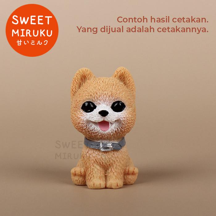 Jual B56 CETAKAN SILIKON ANJING LUCU GUGUK 3D POM POMERANIAN POODLE ...