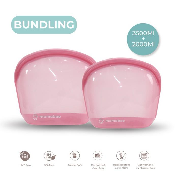 Promo Momabae - BUNDLE - 3500 ML + 2000 ML - Premium Silicone FDA ...