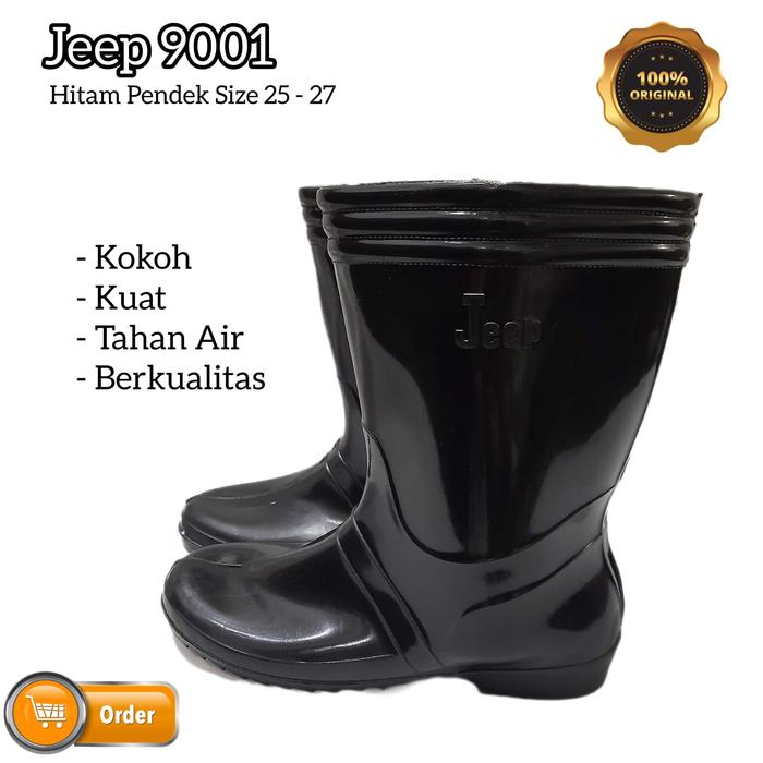 Jual Sepatu Boot Tinggi Proyek Bangunan Safety Boots Anti Slip Air ...