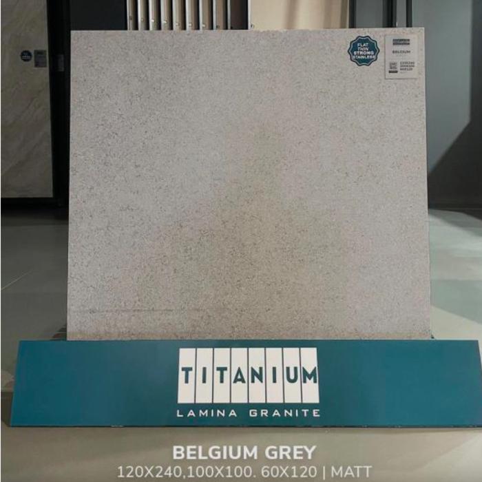 Jual Titanium Granite - BELGIUM GREY - MATT KASAR STRUCTURED - 100X100 ...