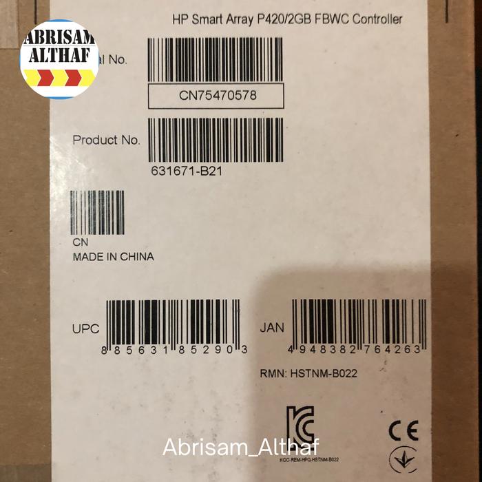 Jual SMART ARRAY P420/2GB FBWC CONTROLLER - Kota Surabaya - ABRISAM ...