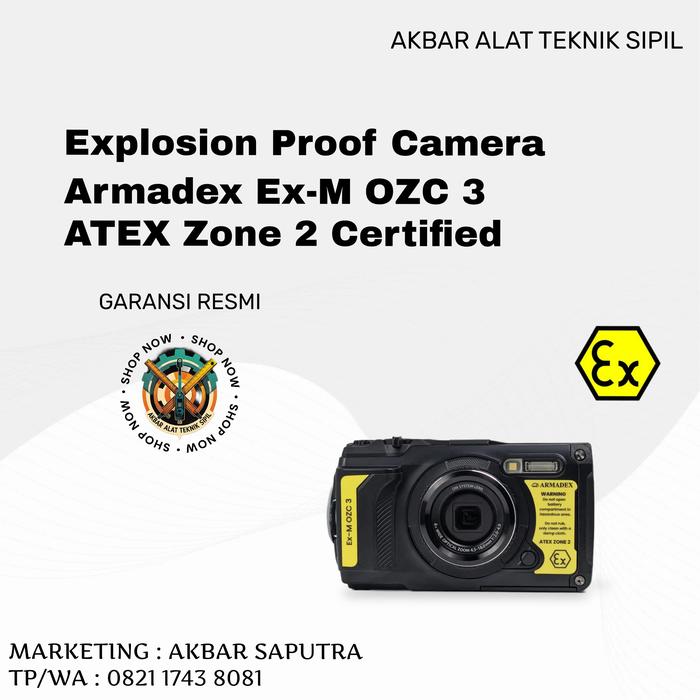 Jual Explosion Proof Camera Armadex Ex-M OZC 3 ATEX Zone 2 Certified ...