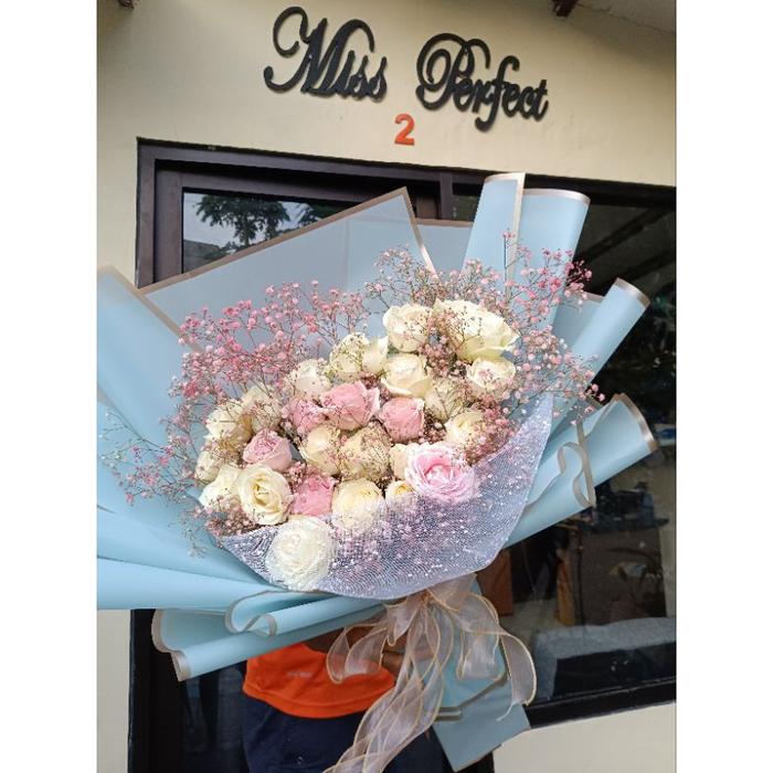Jual Buket Bunga ASLI FRESH flower SURABAYA LARGE SIZE ...