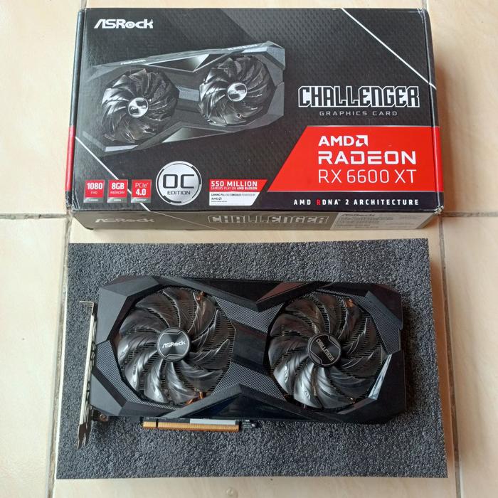 Jual VGA RX 6600 XT 8GB GDDR6 | TAG RX 6600XT RX6600 XT | - Asrock RX6600XT - Kab. Bogor - FN ...