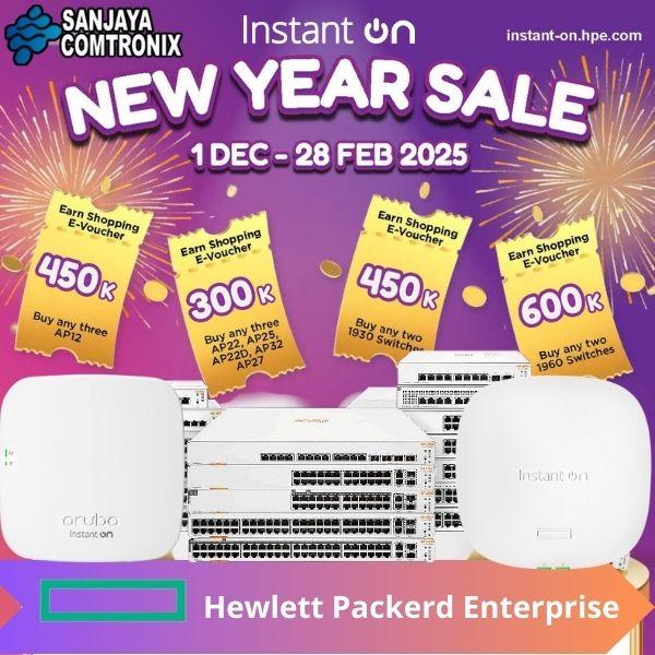 Jual HPE R9B33A Aruba Instant On AP25 (RW) 4x4 Wi-Fi 6 Bundle Adaptor ...