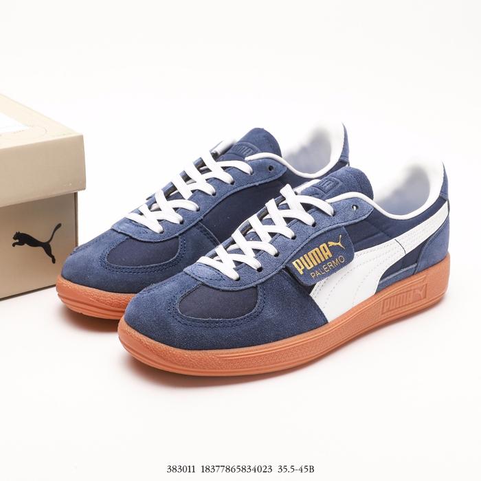 Promo SEPATU Puma Palermo Navy White - Navy white, 41 - Kota Bandung ...