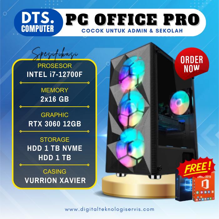 Jual Pc Workstation | Intel i7 12700F | RTX 3060 12GB | 32GB RAM | NVME ...