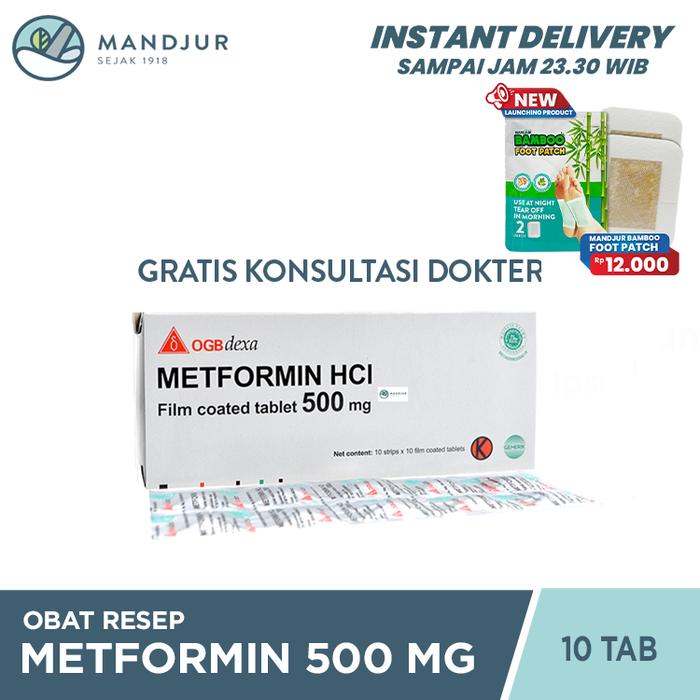 Jual Metformin 500 Mg 10 Tablet / Obat Diabetes / Gula Darah - Jakarta ...