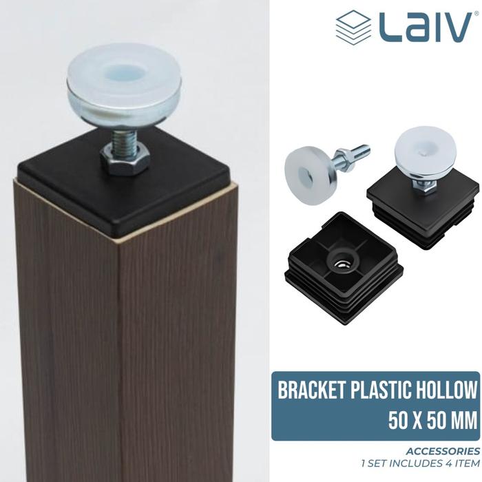 Jual LAIV Bracket Installation Hollow WPC PVC Indoor Kisi-kisi ...