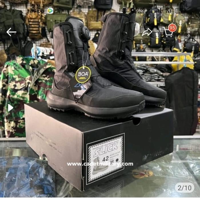 Jual Sepatu PDL BOA Parabellum SLICK xpac Waterproof OriginaL - Hitam ...