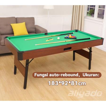 Jual Mini Pool Table-6-ft/ Meja Billiard Mini Foldable Leg Kaki Lipat ...