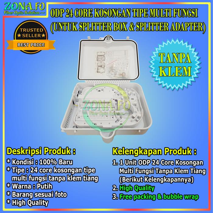 Promo ODP 24 Core Kosongan Combo Multi Fungsi / ODP Box 24 Core ...