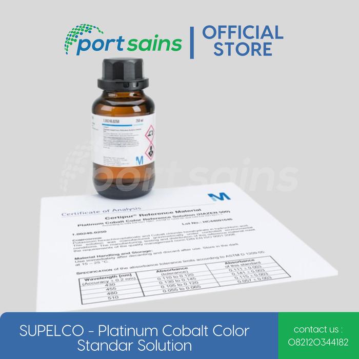 Promo SUPELCO Platinum Cobalt Color Standar Solution - Kab. Bandung ...