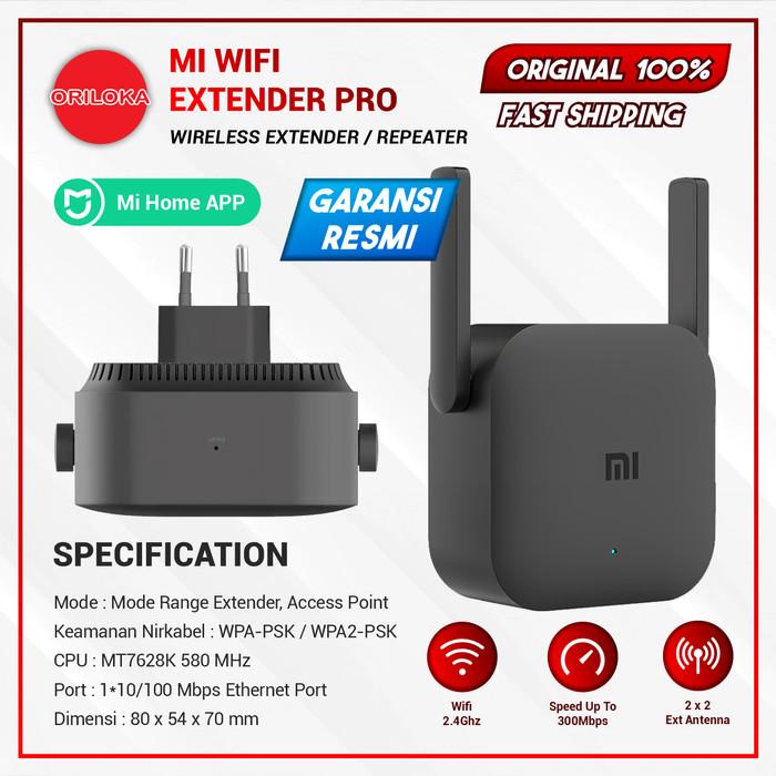 Promo Xiaomi Mi WiFi Wireless Repeater Extender Pro / AC1200 - Garansi ...