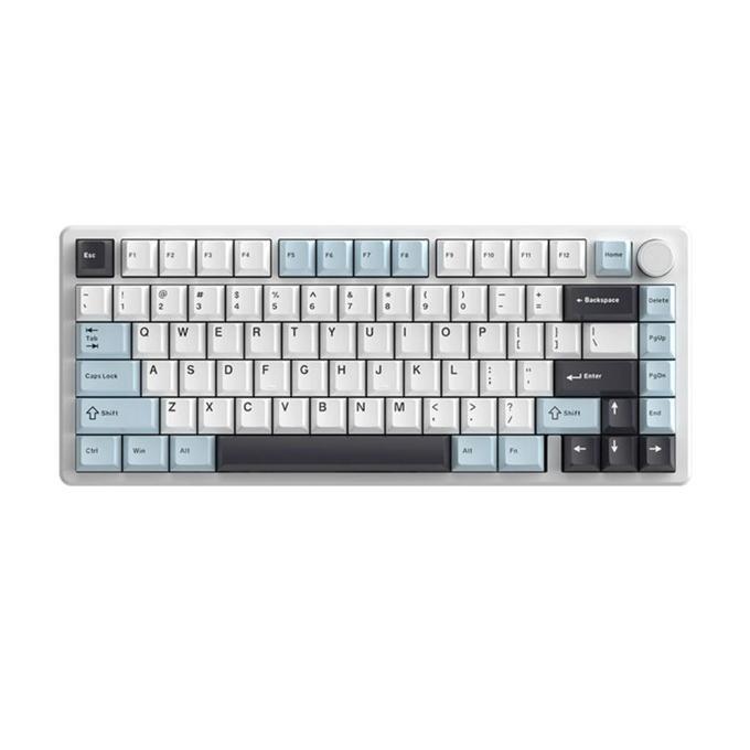 Jual Monka A75 Full Aluminum Mechanical Keyboard Three Mode Wireless ...