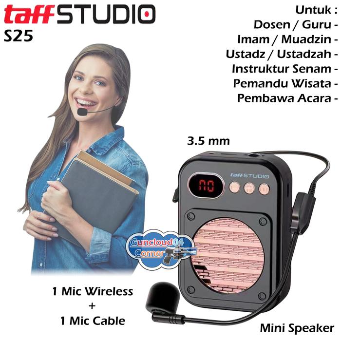 Jual taffSTUDIO All Series SI02 SI01 HX-W002 HX-W021 Microphone UHF Dosen Guru Imam Muadzin ...