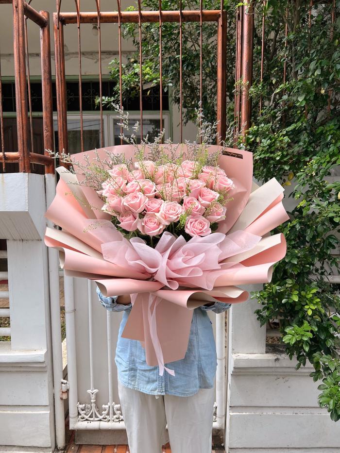 Jual FRESH ROSE BOUQUET 30 STEM - BOUQUET BUNGA MAWAR ASLI BUKET BUNGA ...