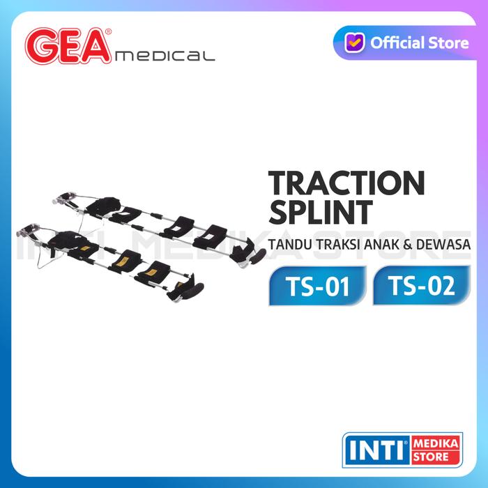 Promo GEA - Traction Splint Set Adult & Child TS-01 TS-02 | Tandu Traksi Dewasa Anak TS01 TS02 ...