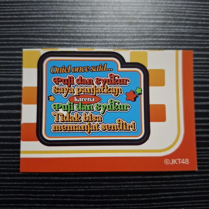 Jual Sticker Pack JKT48 Wonderland 13th Anniversary Stiker - Lyn - Kota ...