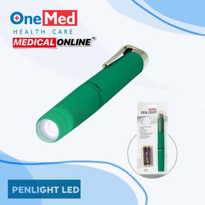 Jual PENLIGHT LED ONEMED PENA SENTER LAMPU SINAR PUTIH MEDICAL ONLINE ...